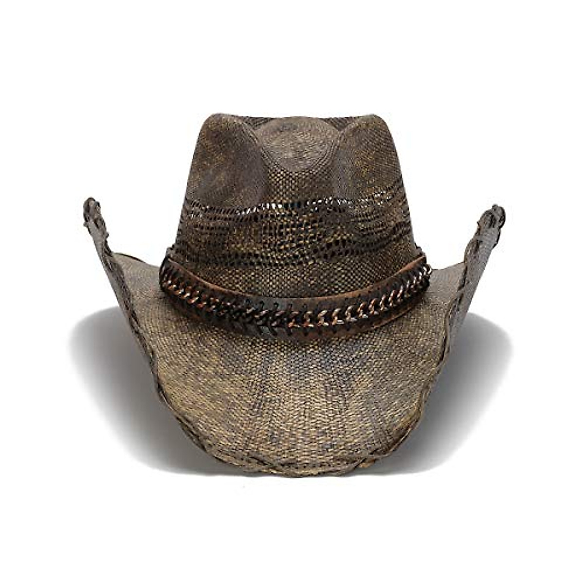 Stampede Hats Men's Grade Up Chain Cowboy Hat M Brown