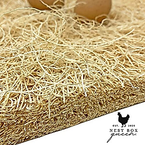 Excelsior Nest Box Pads for Egg Laying Hens (5 Pack) - Made in USA from Aspen Excelsior