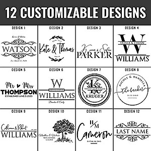 Personalized Cutting Board, Housewarming Gift | 9x6 |12 Designs & 2 Sizes, Wedding Gifts for Couple, Anniversary & Kitchen Sign - Bamboo Rectangular #G