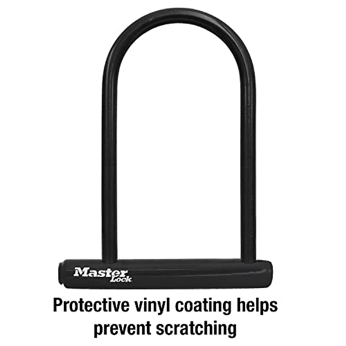 Master Lock 8320D Keyed U-Lock, 7-1/4" x 8", Black