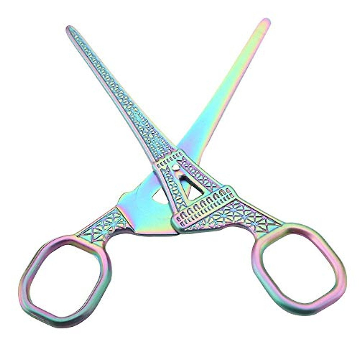 Embroidery Scissors Stainless SteelStitch Scissors Eiffel Tower Shape Sewing Shears DIY Art Work Embroidery Tool Scissor for Needlework Embroidery Sewing Craft Art Work(Multicolour)