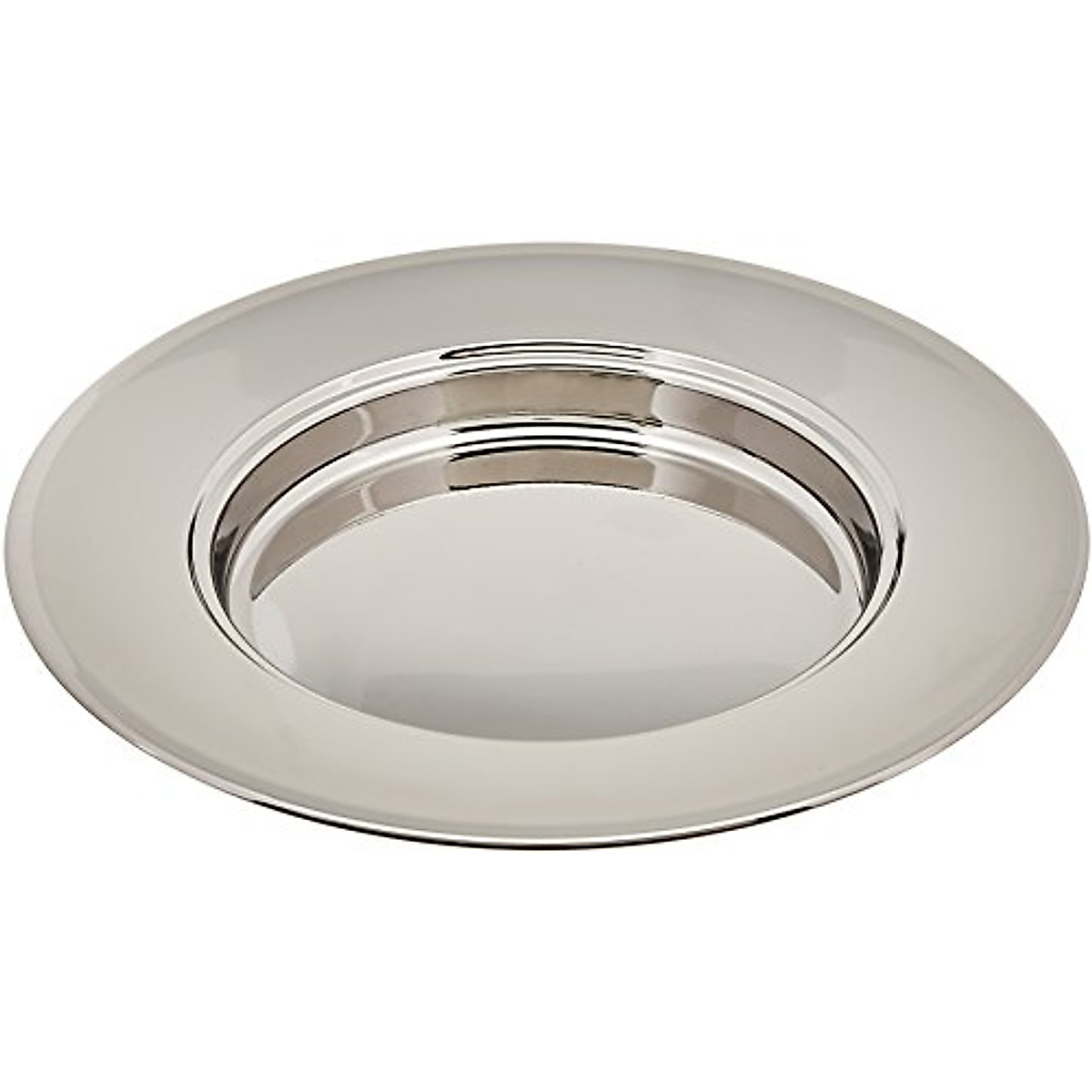 Broadman Church Supplies RemembranceWare Communion Bread Plate, Silver