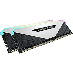 CORSAIR VENGEANCE RGB RT 32GB (2x16GB) DDR4 3600 (PC4-28800) C18 1.35V Desktop Memory