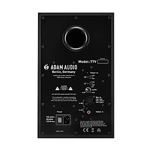 Adam Audio T7V 7-Inch Powered Studio Monitor (Pair) with FocusProAudio 25-Feet XLR Male to Female Microphone Cable Bundle (4 Items)