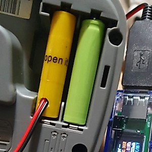 2in1 5V USB To 3V Dual LR6 LR03 Battery Power Supply Cable Replace 2x 1.5V AA AAA Battery Eliminator for LED Light Toys Luminara Candles Walkie Talkie and More,USB AA Battery Eliminator Cord