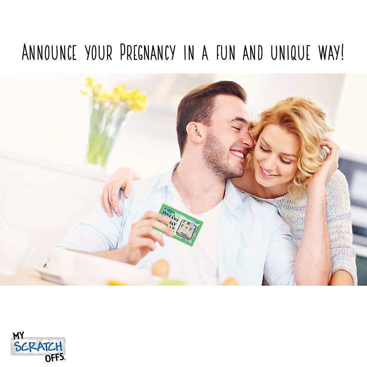 My Scratch Offs Pregnancy Announcement Reveal Scratch Off Fake Lotto Replica Tickets VARIETY Pack 5 Delivery Scratch-Off Party Favor Parents, Spouse & Friends