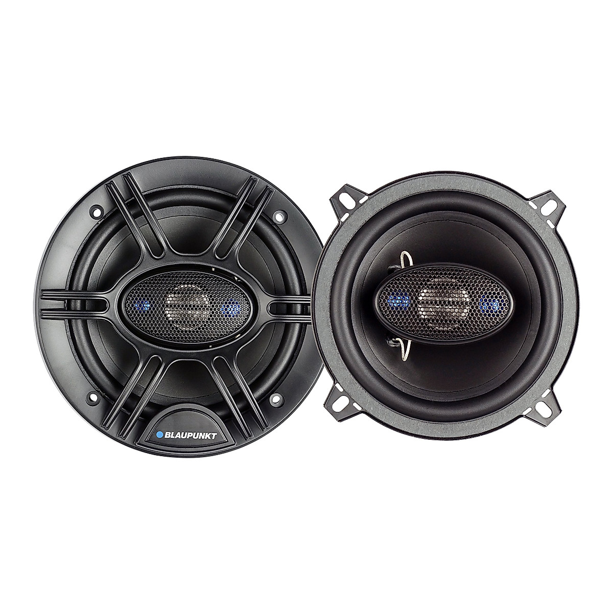 Blaupunkt 5.25-Inch 300W 4-Way Coaxial Car Audio Speaker, Set of 2