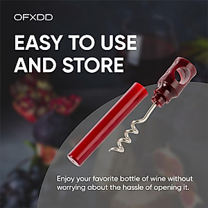 Basic Travel Wine Opener Pocket Size - Plastic Portable Corkscrew for Wine Glass Bottle - Set of 12