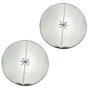 JCBIZ Drip Protector 50PCS Candle Holder Bobeche Paper Drip Protector for Devotional Candlelight Vigils