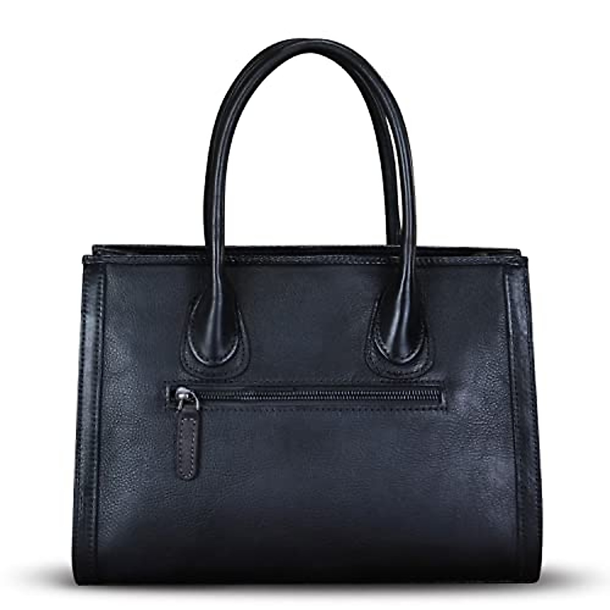 Genuine Leather Satchel for Women Embossed Leather Handbag Top Handle Handbags Handmade Purse Crossbody Tote Bag (Multicolor1)