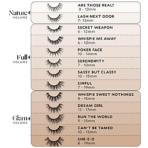 Velour Vegan Luxe Eyelashes – Luxurious Natural False Lashes - Lightweight, Reusable, Handmade Fake Lash Extensions - Wear up to 25 Times – 100% Vegan Mink, Soft and Comfortable, All Eye Shapes