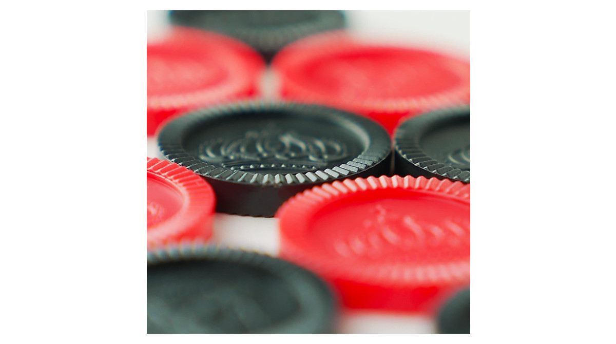 Cannon Sports Black & Red Checkers Replacement Pieces