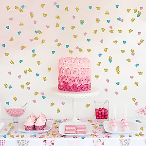 It's Twins Confetti Red Glitter, Baby Shower Table Confetti, Twin Boys Twin Girls Birthday, Babies Scatter Confetti, Twins 1st Birthday Table Decorations Confetti, 120pcs