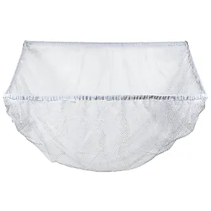 Jumbo Toy Hammock, White - Organize Stuffed Animals and Children's Toys with this Mesh Hammock. Great Decor while Neatly Organizing Kid's Toys and Stuffed Animals. Expands to 5.5 feet. (2-Pack)