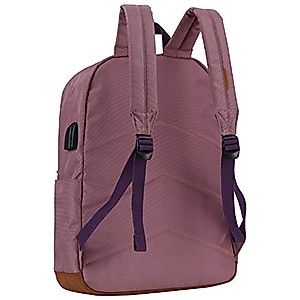 B BRENTANO Unisex Water Resistant Backpack Daypack (Gray)