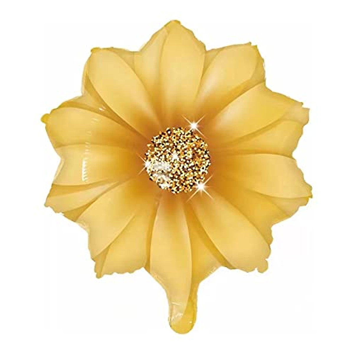 20 Pcs Beautiful Flower foil Balloons, 18" Sunflower Party Balloons for Wedding Party Decorations Summer Sunshine Birthday Party Supplies