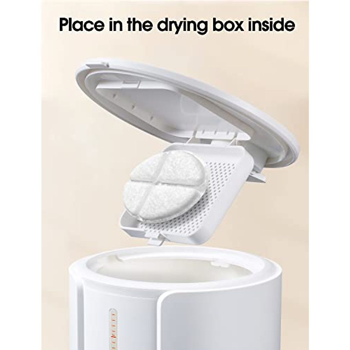 WOPET Upgrade Pet Food Desiccant Bag, 4 Packs Desiccant Packets Keep Cat Food & Dog Food Dry and Fresh, Suit Automatic Cat Feeder Model FT30