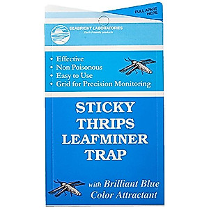 Sticky Thrips Leafminer Traps (15 pcs) and Yellow Sticky Aphid Whitefly Traps (15pcs)