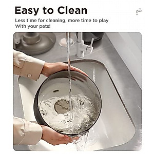 Cat Water Fountain, FEELNEEDY Ultra Quiet 84 fl oz/2.5L Pet Water Fountain for Cats and Dogs Inside with LED Light, Cat Drinking Fountain Waterfall with 3 Pack Filters Replacement (F-016B)