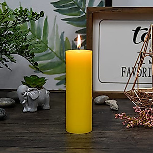 Zest Candle Pillar Candle, 2 by 6-Inch, Yellow