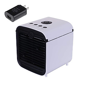 Personal Evaporative Air Cooler Portable Air Conditioner 3in1,with 3 Speeds and 7 Colors LED Night Light for Office Household Outdoor…