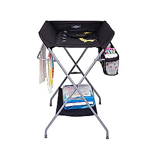 Kinfant Baby Changing Table Folding Diaper Station Nursery Organizer for Infant