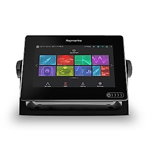 Raymarine Axiom 7 Fish Finder with Built in GPS, WiFi, Chirp Sonar and Downvision with Transducer and Navionics+, 7" (E70364-02-NAG)