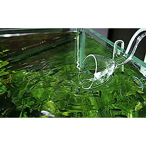 Ophelia Aquarium Planted Tank 13mm, 17mm Lily Pipes Glass Lily Outflow Pipe for 12/16mm, 16/22mm Tubing (Inflow 13mm)