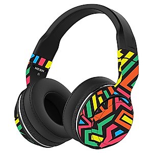 MightySkins Skin Compatible with Skullcandy Hesh 2 Wireless Headphones - Hyper | Protective, Durable, and Unique Vinyl Decal wrap Cover | Easy to Apply, Remove, and Change Styles | Made in The USA