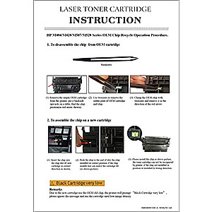 (1-Pack) Compatible for HP 58X Toner Cartridge CF 258X CF258X High Yield (Without Chip) for HP Laser Jet Pro M404n M404dn M404dw MFP M428fdw Printer, Sold by 4Benefit