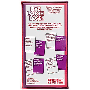 WHAT DO YOU MEME? Live Laugh Lose - The Party Game Where You Compete to Make Corny Jokes Funny