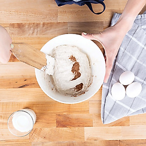 Mad Hungry, As Seen On TV, WKA 51218, 4-Piece Premium Acacia Wood Spurtle Set - Natural