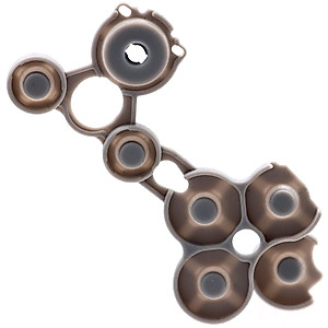 Deal4GO Conductive Contacts Replacement for Xbox one Elite Controller 1698 Rubber Silicone Pad Button Gasket Membrane