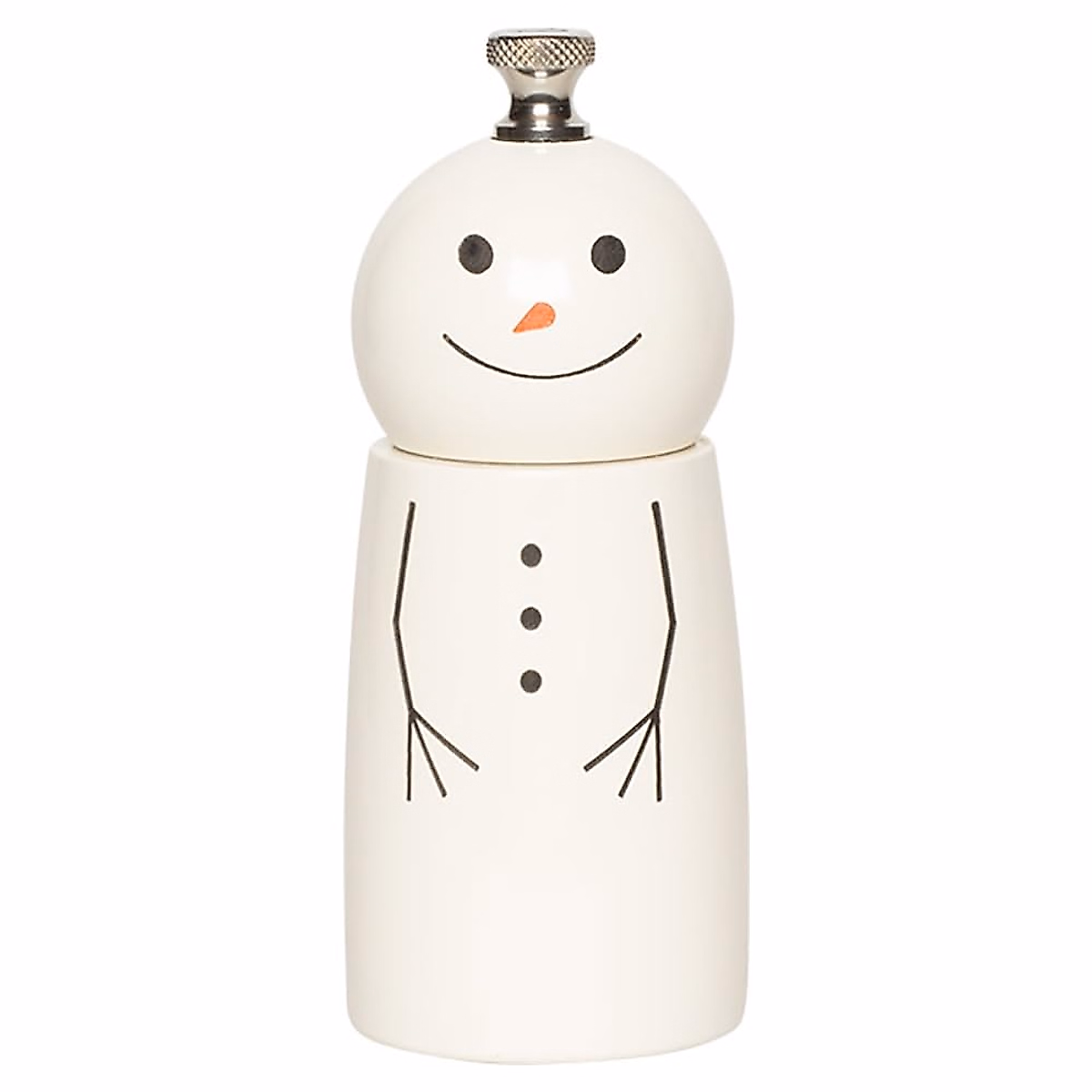 Fletchers Mill Mini Snowman Pepper Mill - 4 Inch