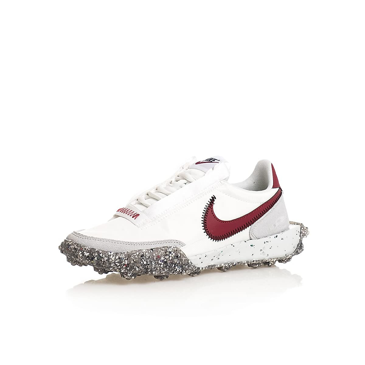 Nike Women's Waffle Racer Crater Summit White/Team Red (CT1983 103) - 5.5