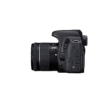 Canon EOS 800D Digital SLR with 18-55 is STM Lens Black (International Model No Warranty)