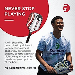 GAMMA Sports Compass LH NeuCore Pickleball Paddle, Graphite Power Surface and Honeycomb Grip, Compass Two-Handed