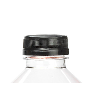 Clear Food Grade Plastic Juice Bottles 16 Oz (Pint) with Cap (6)