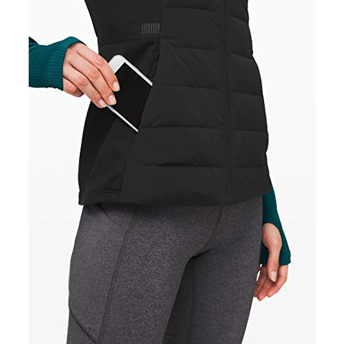 Lululemon Down For It All Vest (Black, 10)