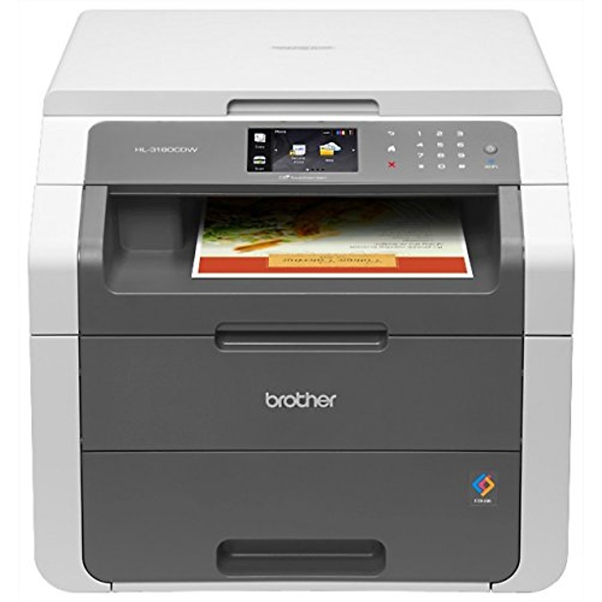 Brother Wireless Digital Color Printer with Convenience Copying and Scanning (HL-3180CDW), Amazon Dash Replenishment Ready