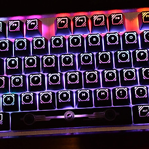 104 Keycaps RO G Style Backlit Keycap Switch for Corsair K65 K68 K70 RGB LUX K95 Platinum RGB Strafe Mechanical Keyboards Gaming