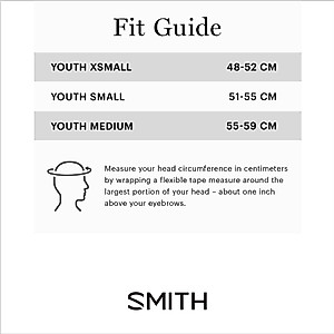 Smith Holt Jr. Snow Helmet – Kids Ski & Snowboard Helmet with Bombshell Construction, Adjustable Fit, Ear Padding & Ventilation – Head Protection for Boys & Girls – Black, Youth Medium