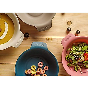 Nineware BPA-Free Cereal Bowl Set of 4 Unbreakable Lightweight for Soup, Rice, Yogurt Dishwasher & Microwave Safe