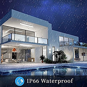 Airand Led Shop Light 2 Pack 2FT 18W 5000K Utility Led Garage Lights IP66 Waterproof Led Under Cabinet Lighting LED Cube Light for Garage, Workbench,Closet,Shop,Hallway