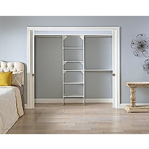 ClosetMaid SuiteSymphony Closet Organizer with Shelves, 25-Inch-Pure White