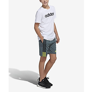 adidas boys Clashing 3-stripes Shorts, Team Royal Blue, 8-15 Years US