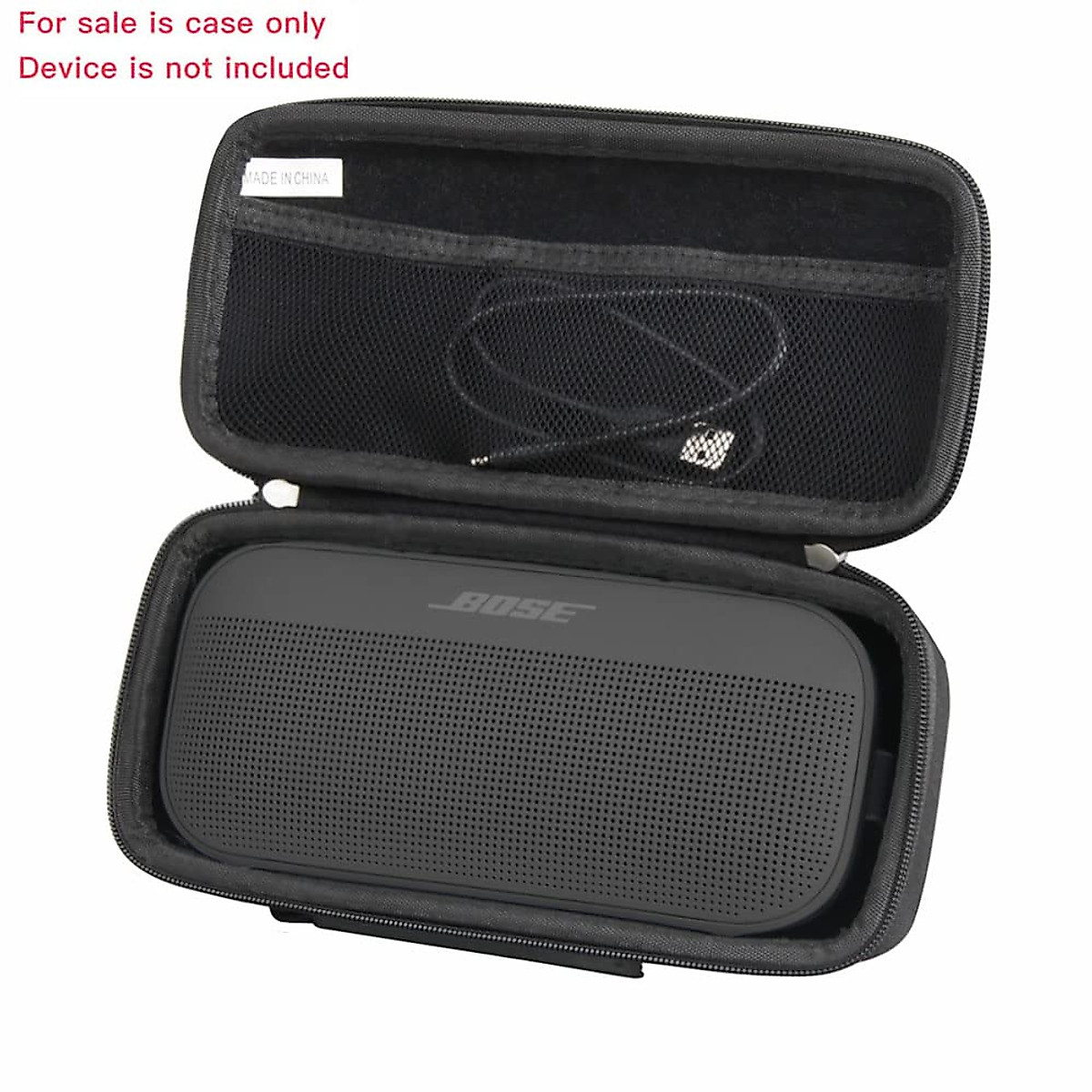 Hermitshell Hard Travel Case for Bose New SoundLink Flex 2nd Gen/Bose SoundLink Flex Bluetooth Portable Speaker (Black)