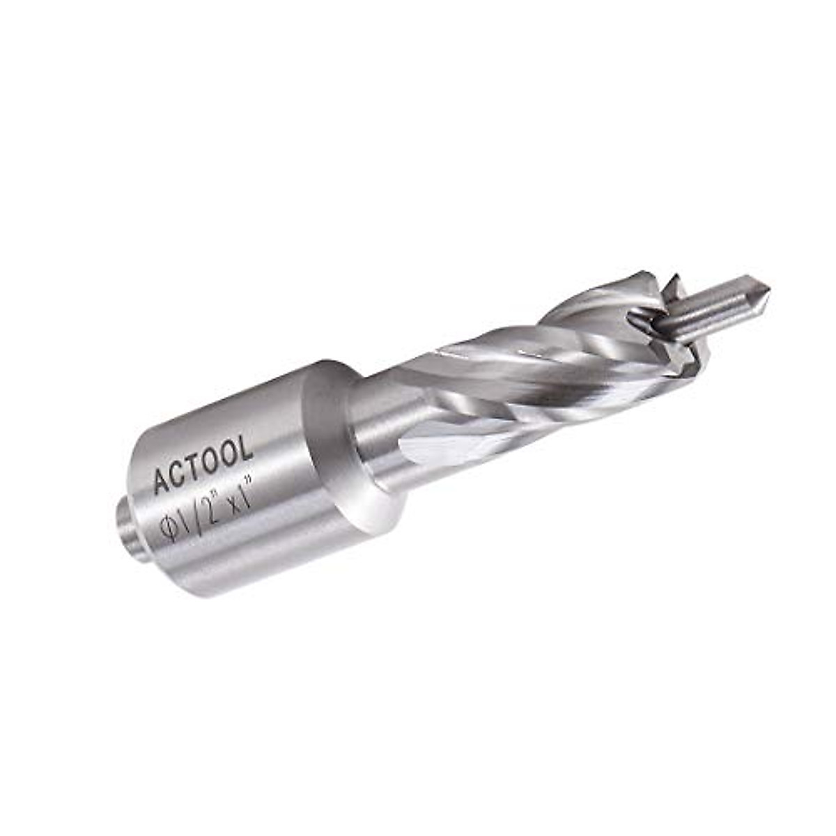 ACTOOL 1/2" Diameter × 1" Depth of Cut HSS ANNULAR Cutter with 3/4'' Weldon Shank