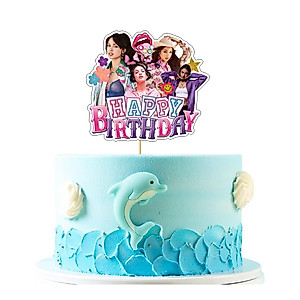 25pcs Olivia Cake Decorations with 24pcs Cupcake Toppers, 1pcs Cake Topper for Rodrigo Birthday Party Supplies