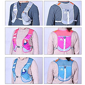 AONIJIE Men Women Ultralight Running Vest Pack Reflective Breathable Hydration Backpack for Hiking Camping Marathon Cycling Race (Green)